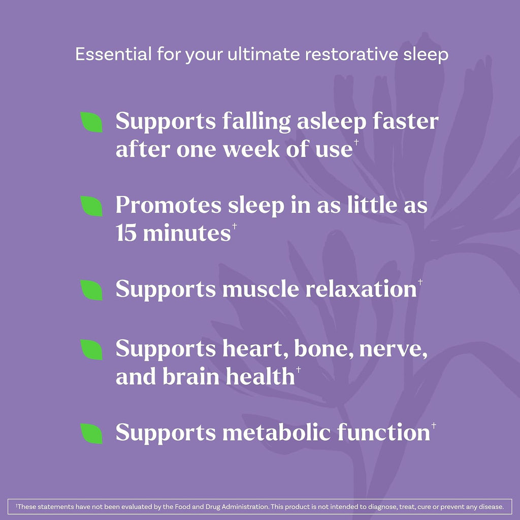 Natrol magnesium capsules for relaxation