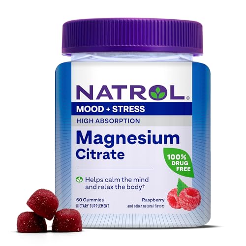 Natrol magnesium citrate gummies for relaxation