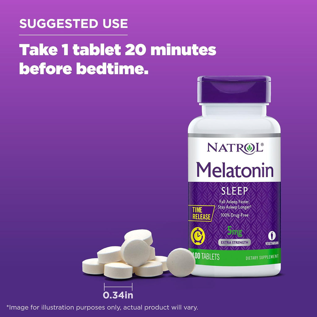 Natrol Melatonin supports healthy sleep