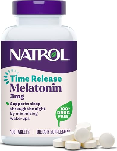 Natrol melatonin time release tablets