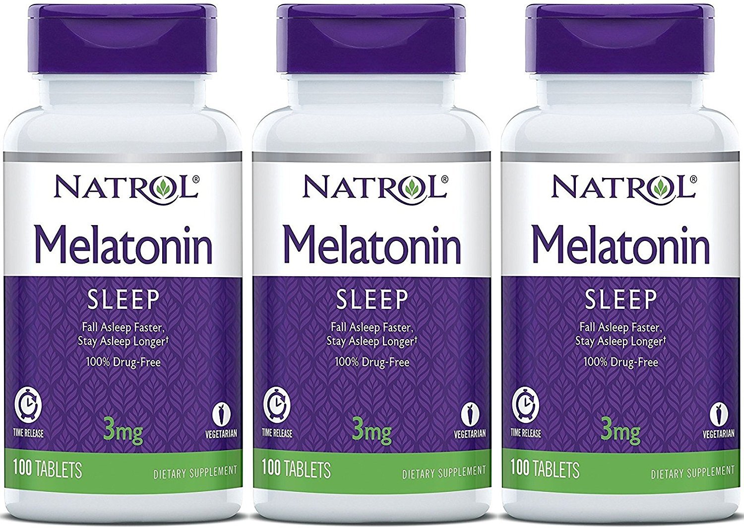 Natrol melatonin timed release tablets