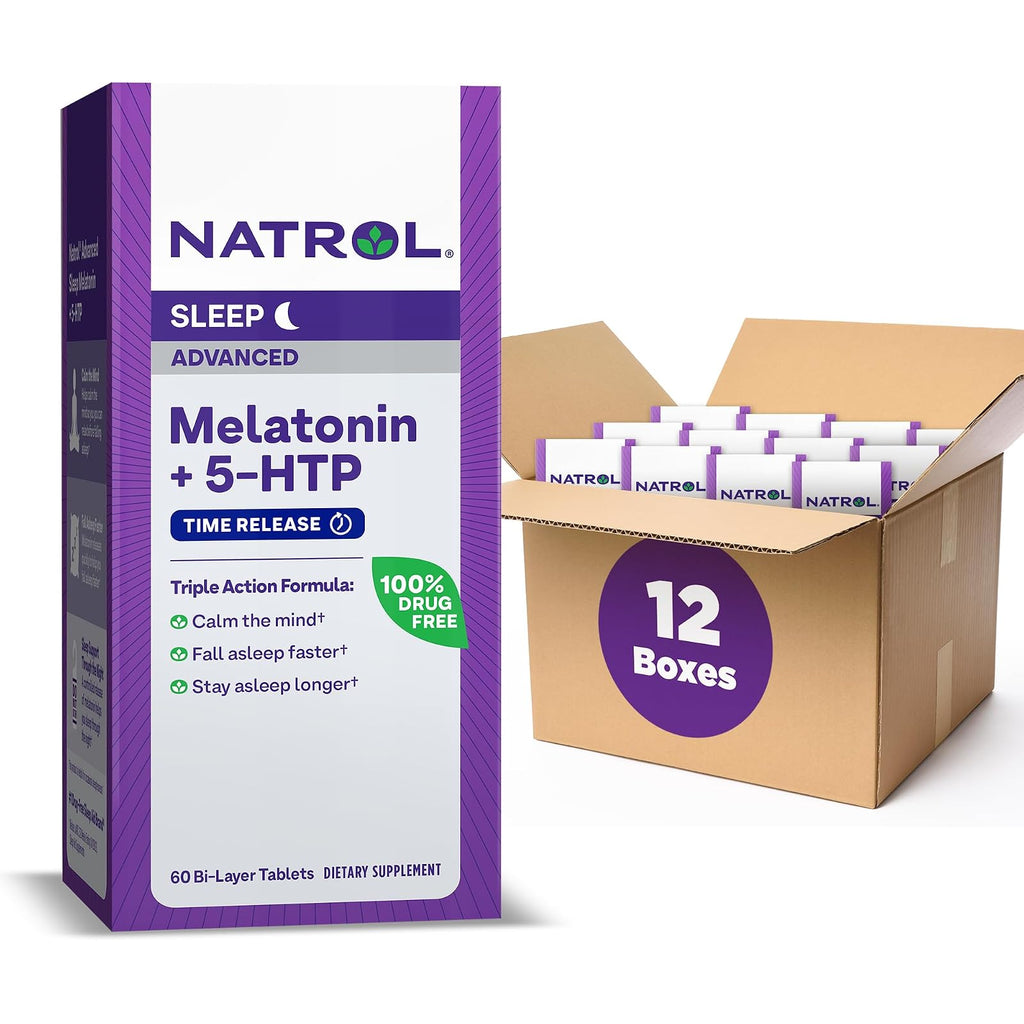 Natrol sleep melatonin tablets for restful nights