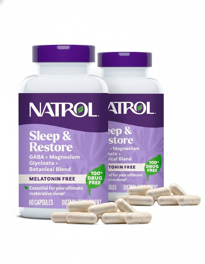 Natrol Sleep & Restore capsules for restful sleep