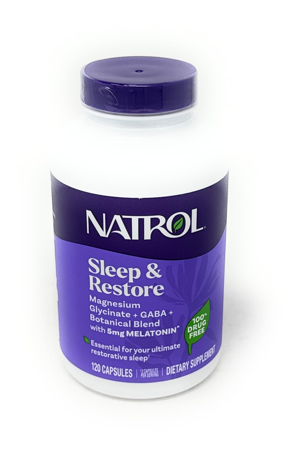 Natrol Sleep & Restore melatonin capsules