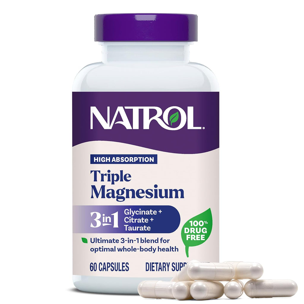 Natrol Triple Magnesium 600 mg capsules
