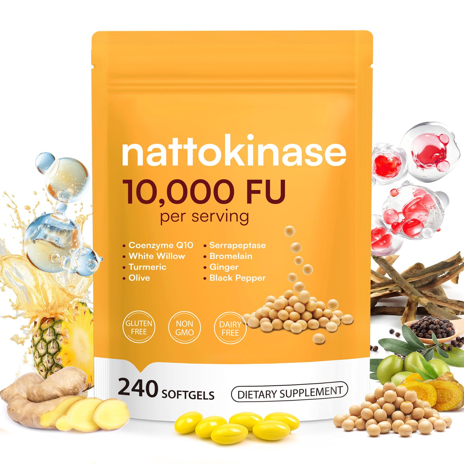 Nattokinase 10000 FU health benefits