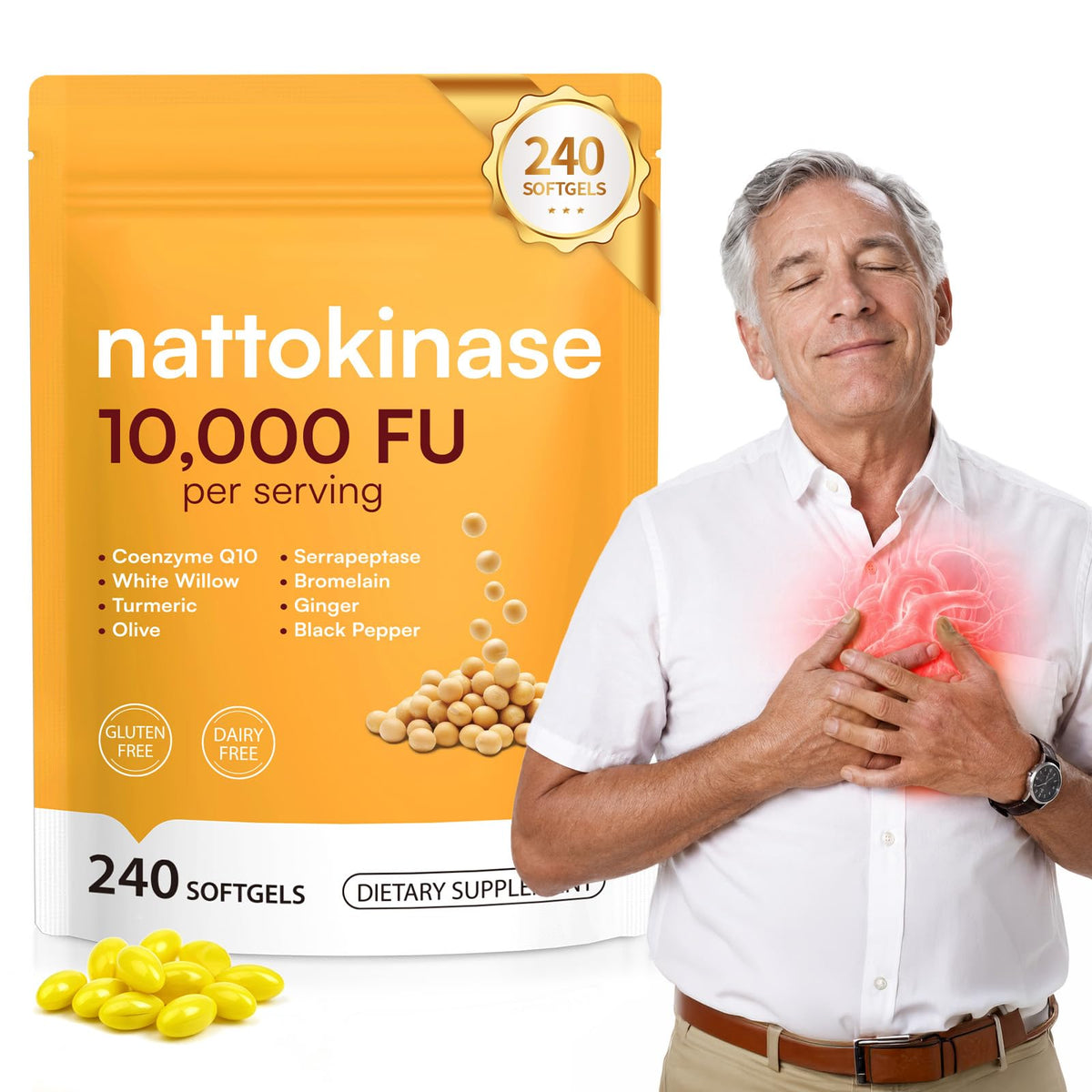 Nattokinase 10000 FU health benefits