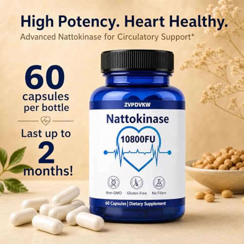 Nattokinase 10800 FU for blood health