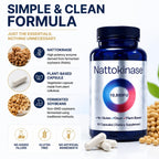 Nattokinase 10800 FU heart health benefits