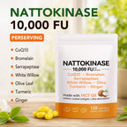 Nattokinase 120 capsules for easy dosing