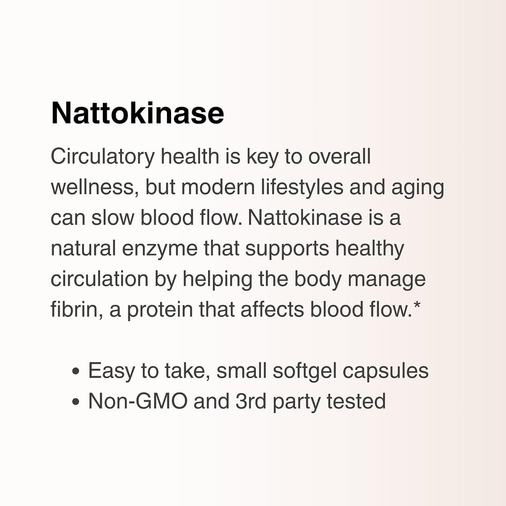 Nattokinase 2000 FU for improved digestion