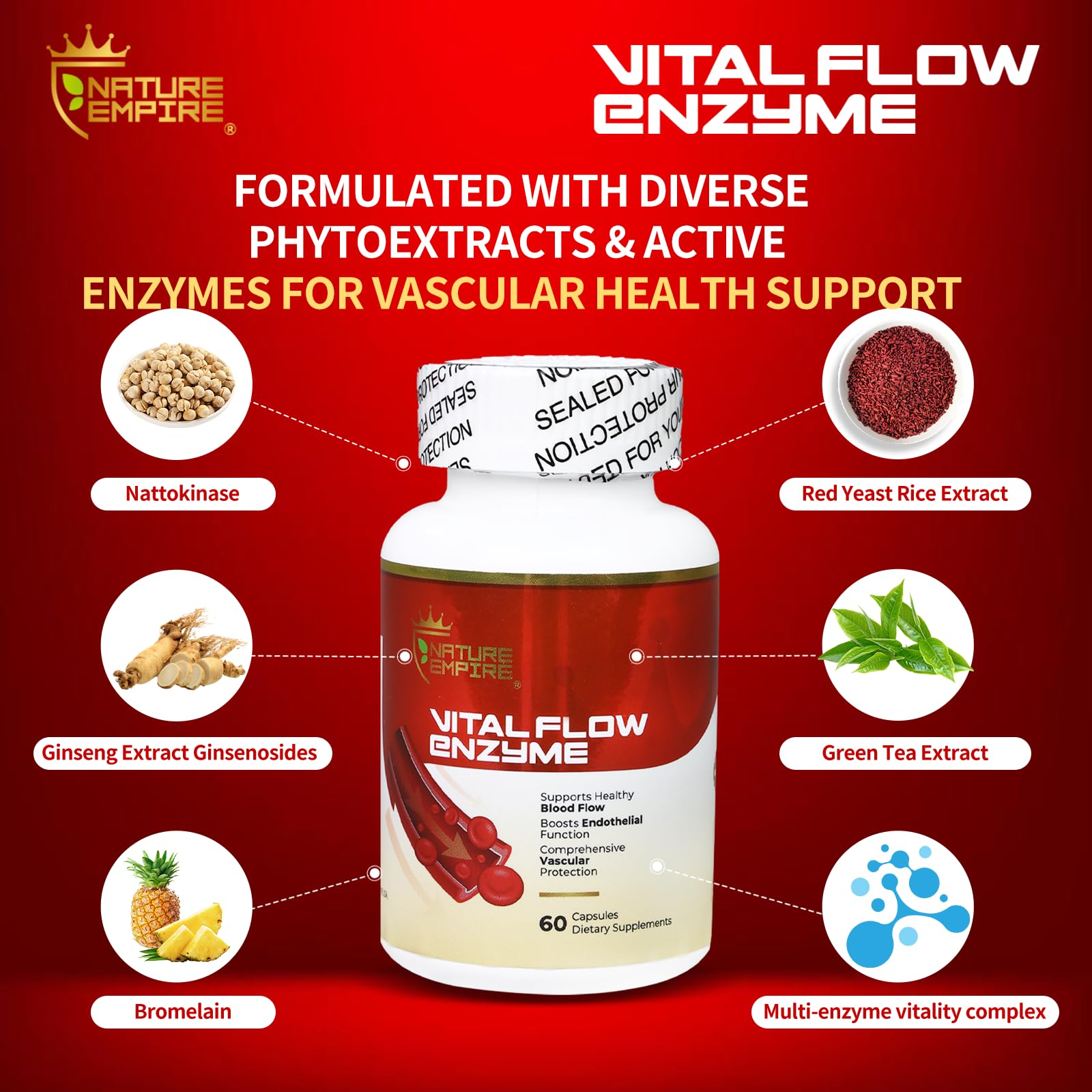 Nattokinase 4000 FU for circulation