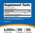 Nattokinase 4000 FU for heart health