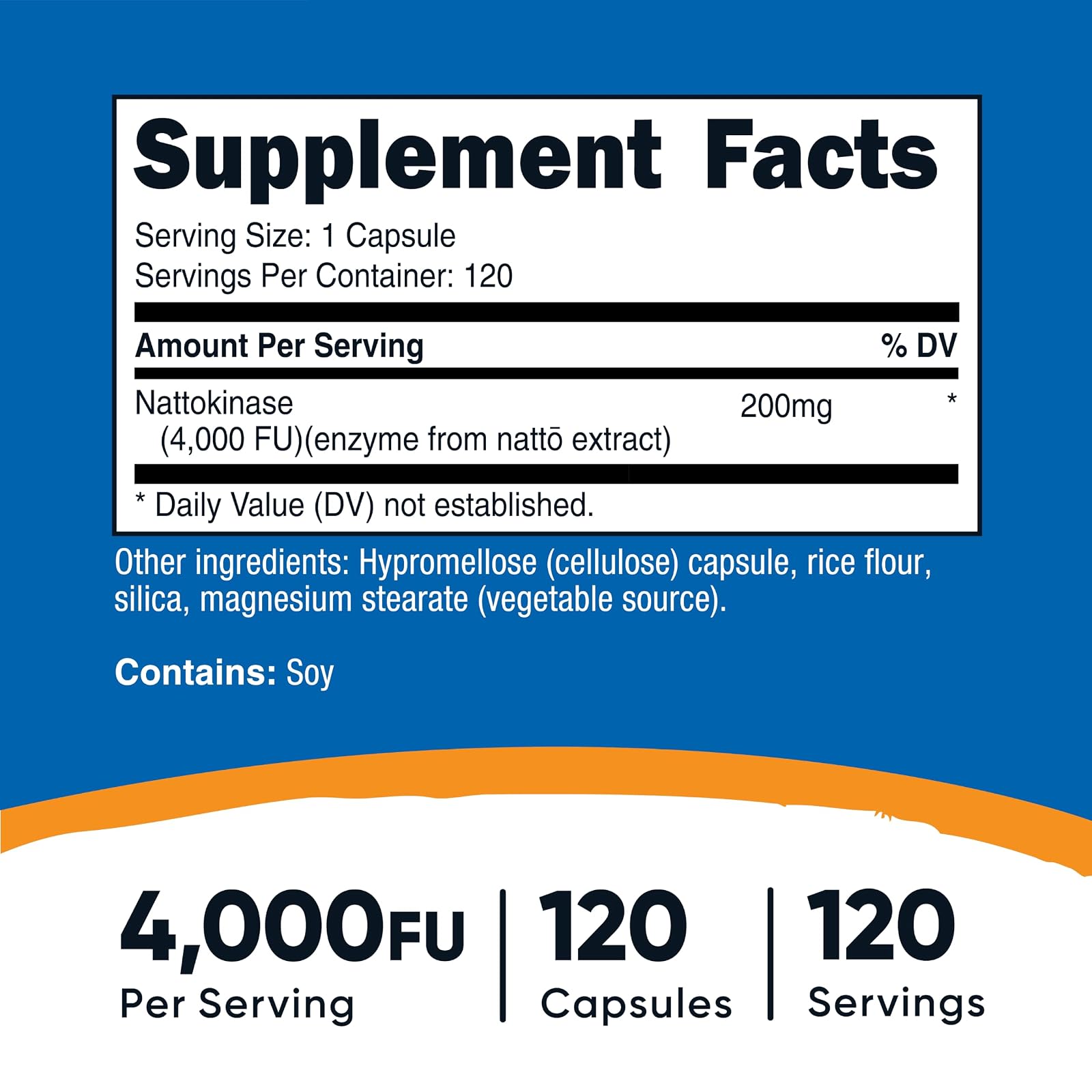 Nattokinase 4000 FU for heart health