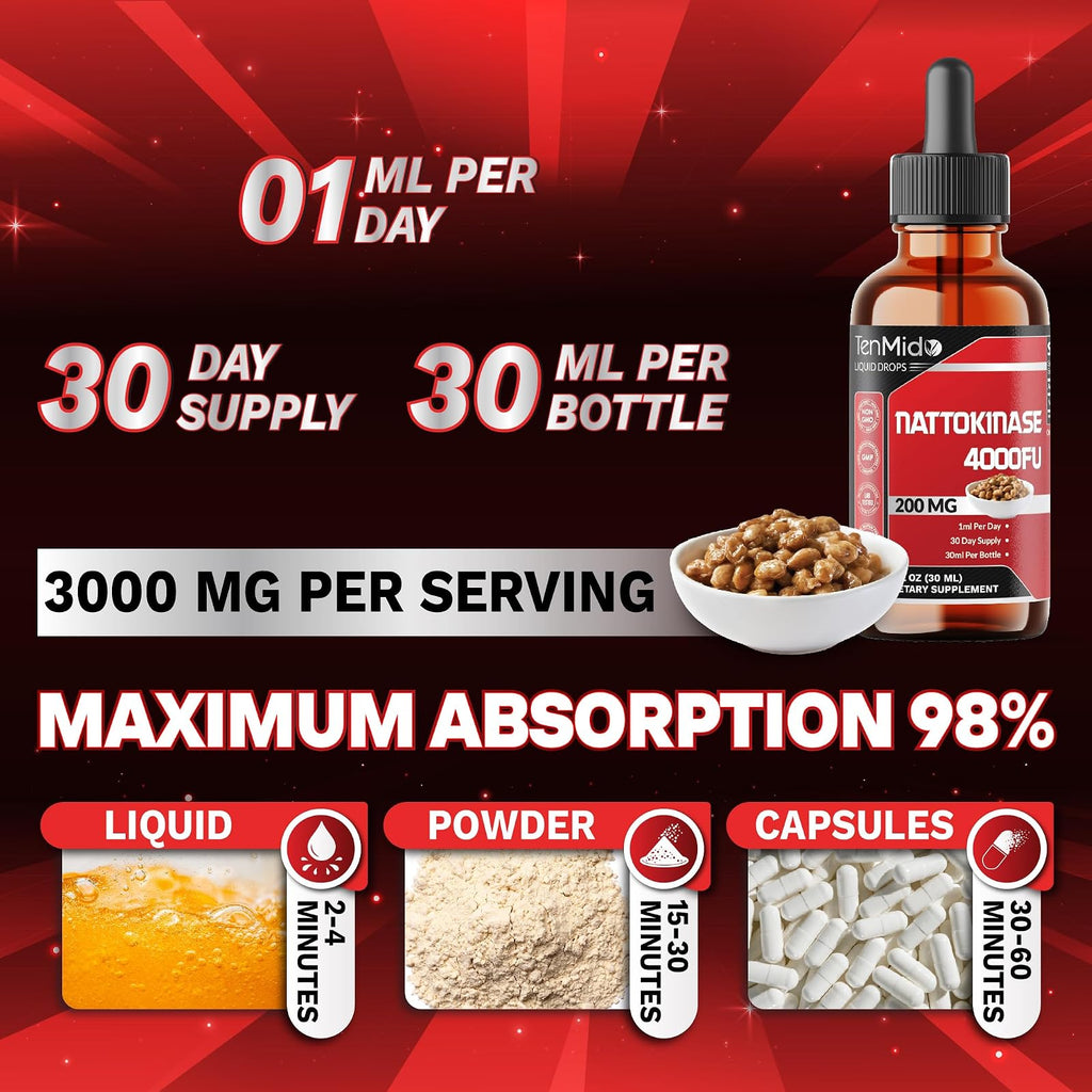 Nattokinase 4000 FU for immune support