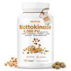 Nattokinase 4000 FU softgels for heart health