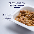 Nattokinase 60 capsules for daily wellness