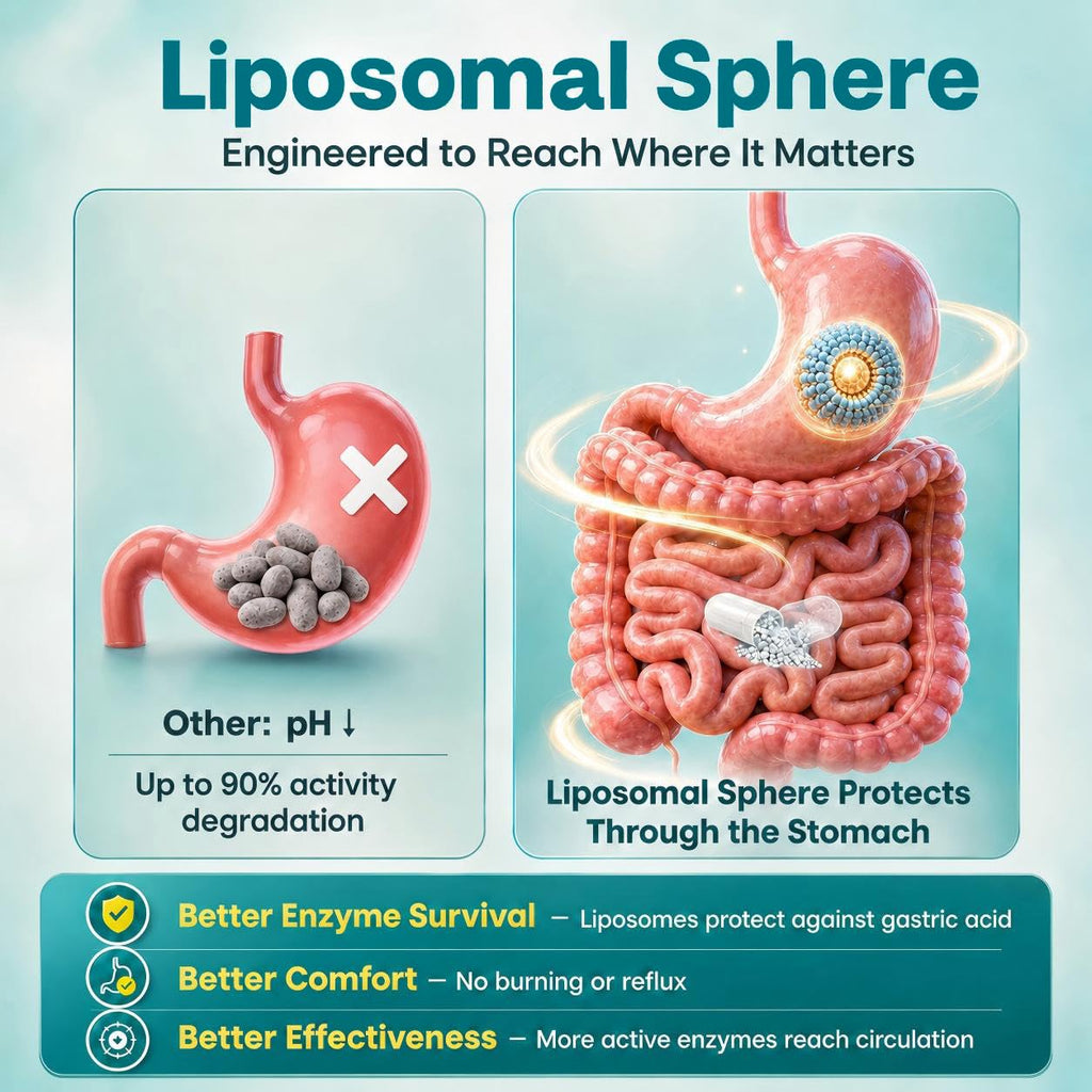 Nattokinase and Serrapeptase blend benefits