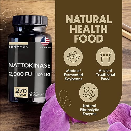 Nattokinase capsules for active lifestyles