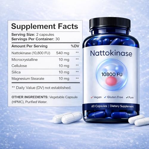 Nattokinase capsules for better circulation