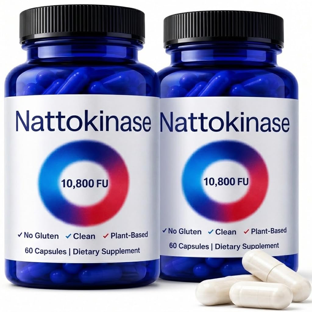 Nattokinase capsules for energy boost