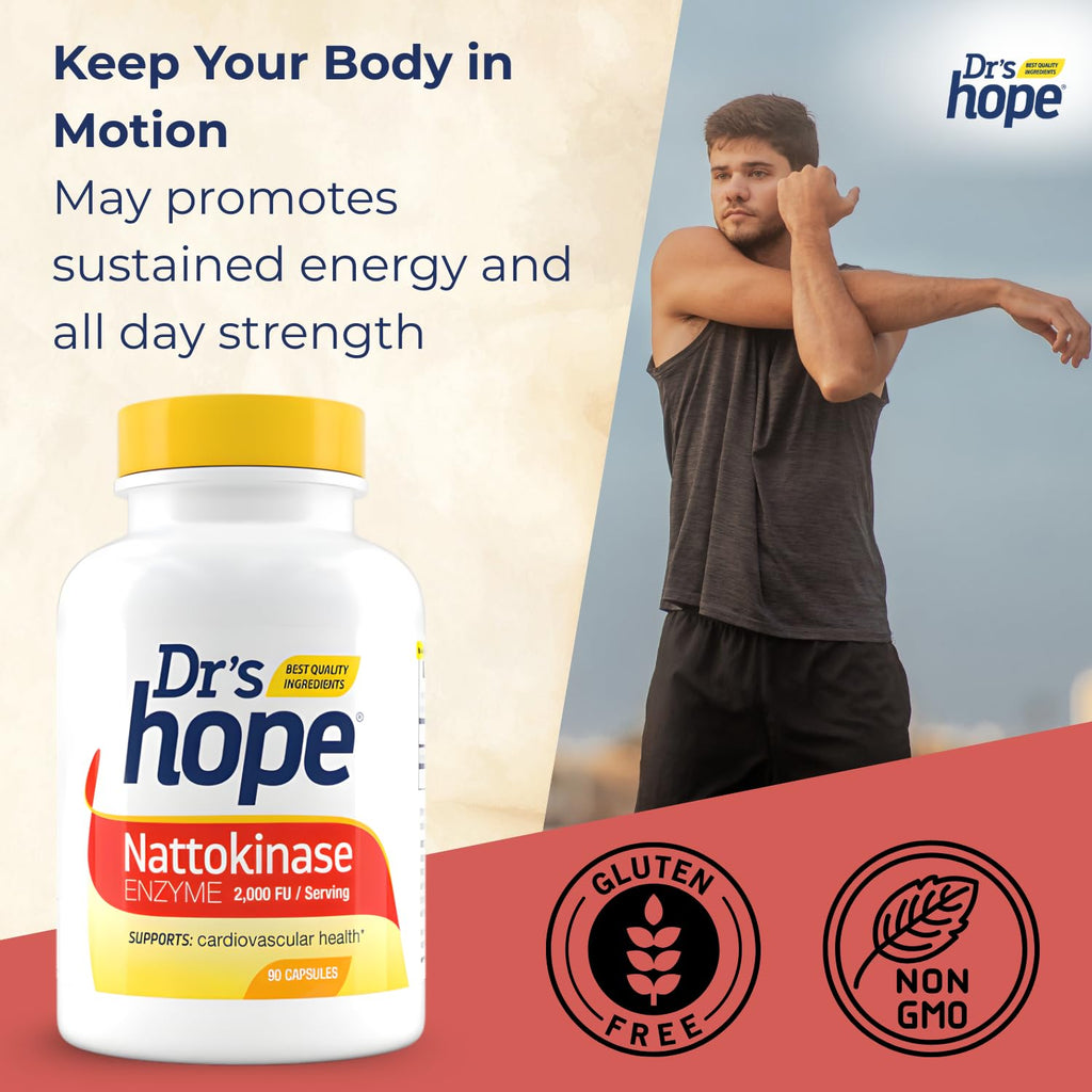 Nattokinase capsules for gut health