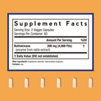 Nattokinase capsules for heart health