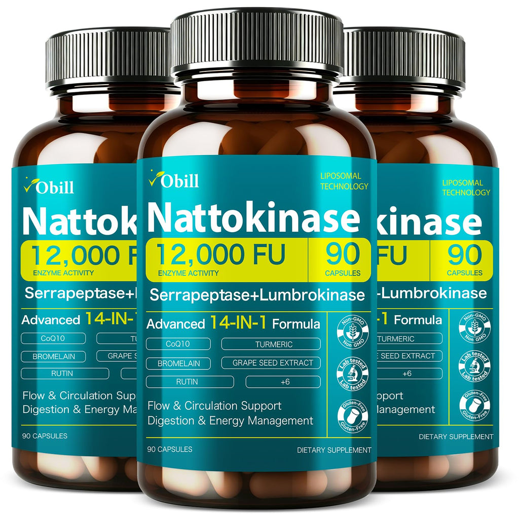 Nattokinase capsules for heart health