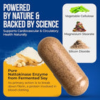 Nattokinase capsules for heart health