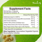 Nattokinase capsules for heart support