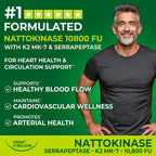 Nattokinase capsules for heart support