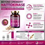 Nattokinase capsules for heart support