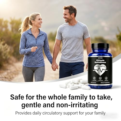 Nattokinase capsules for optimal health