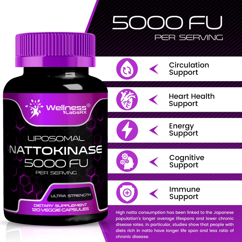 Nattokinase capsules for overall health