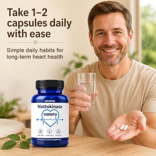 Nattokinase capsules for overall vitality