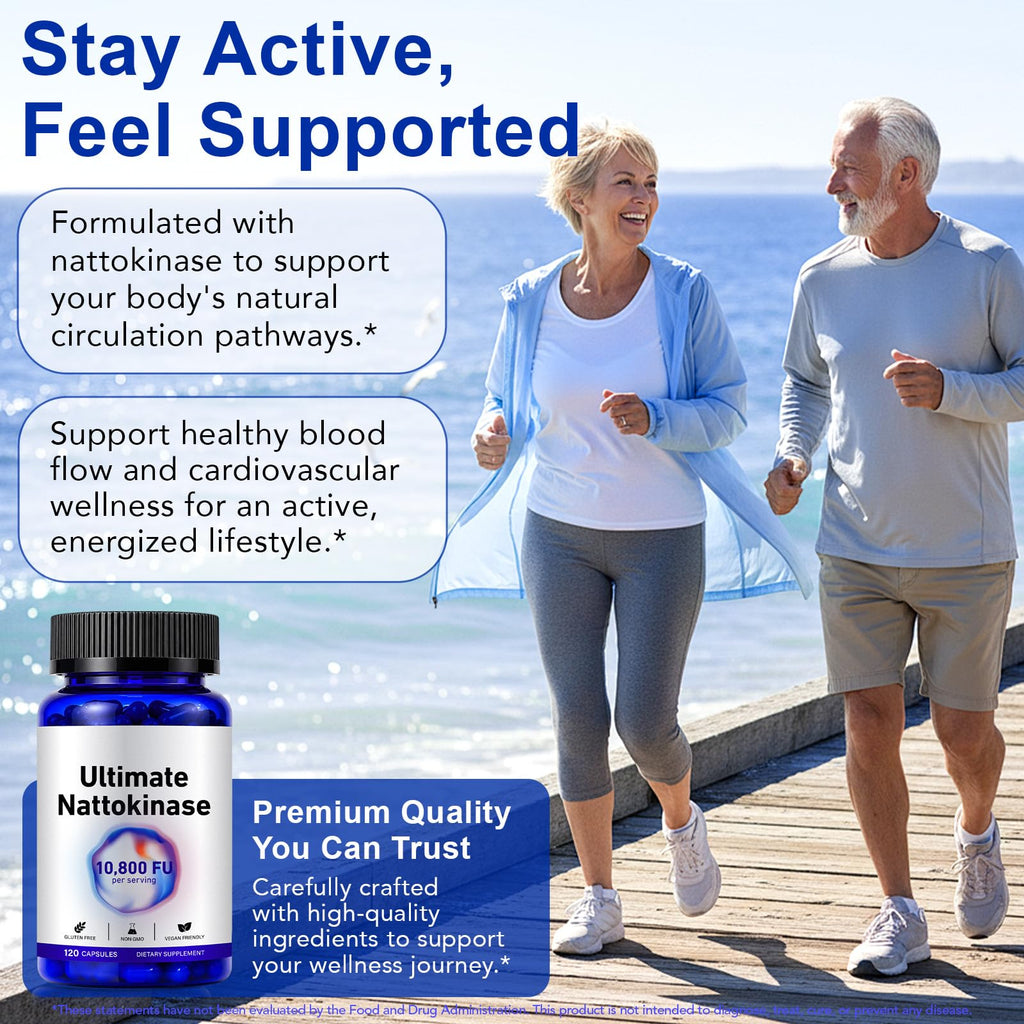 Nattokinase capsules for overall vitality