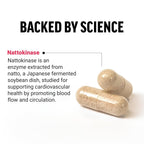 Nattokinase capsules for overall wellness