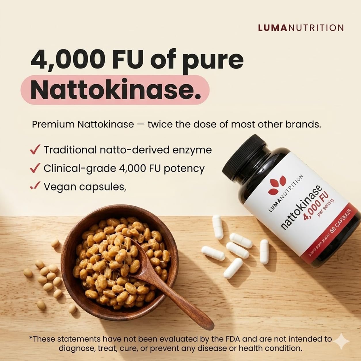 nattokinase capsules promote healthy aging
