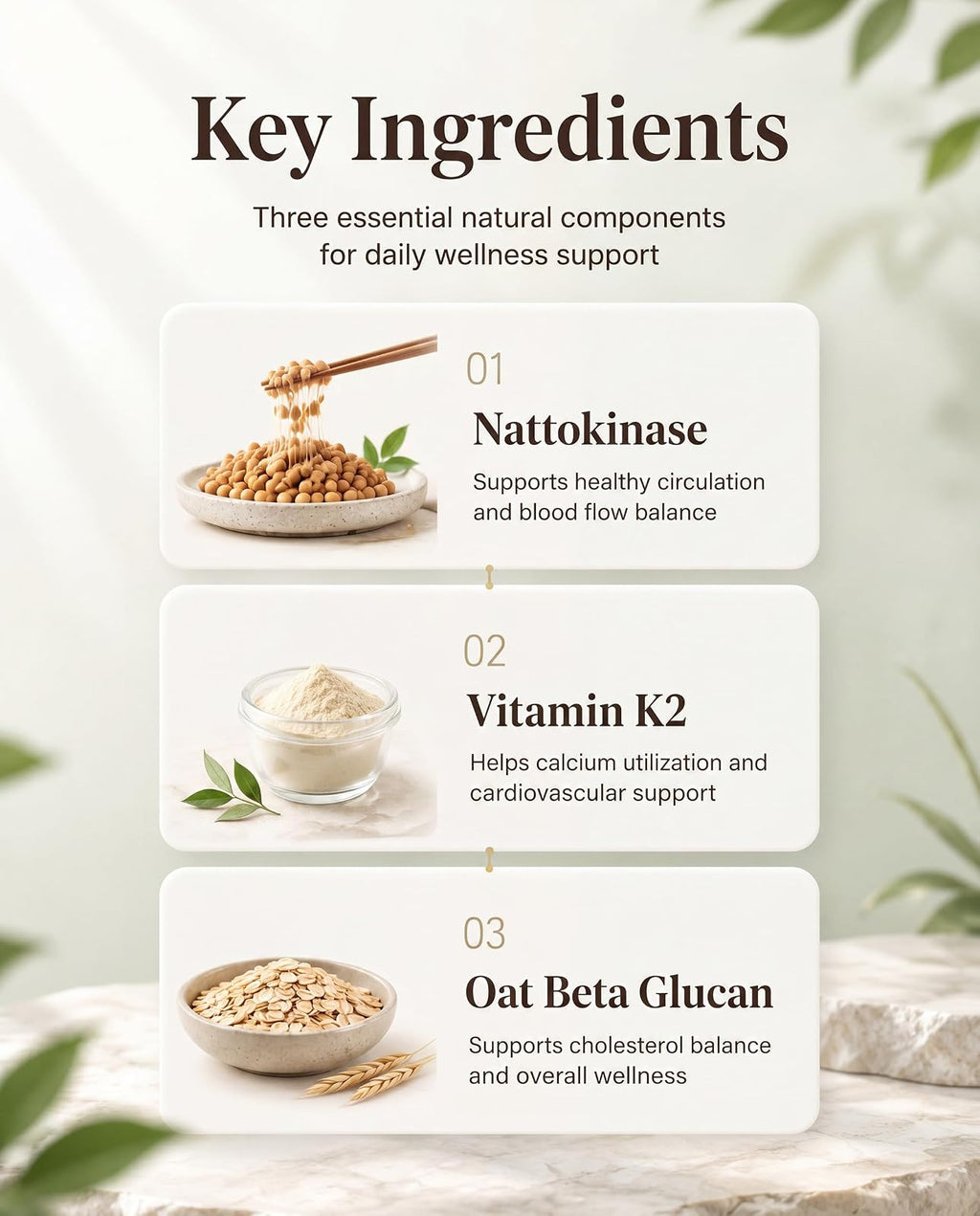 Nattokinase convenient sachets for travel