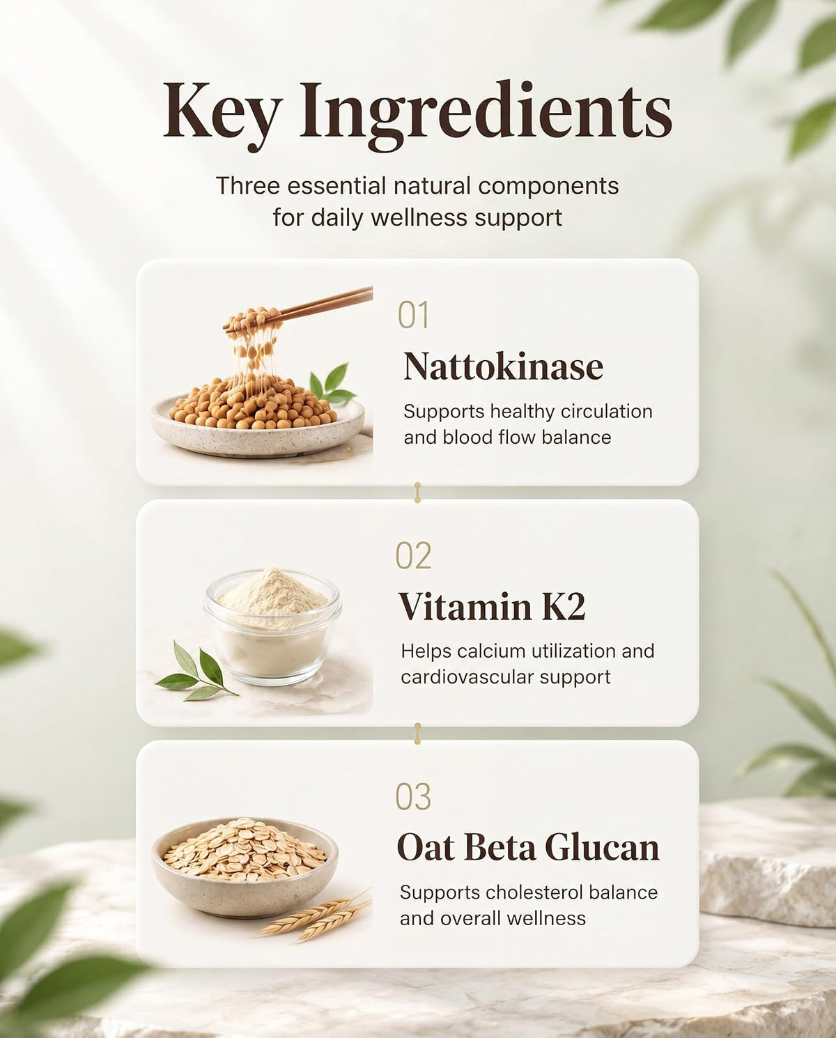 Nattokinase convenient sachets for travel