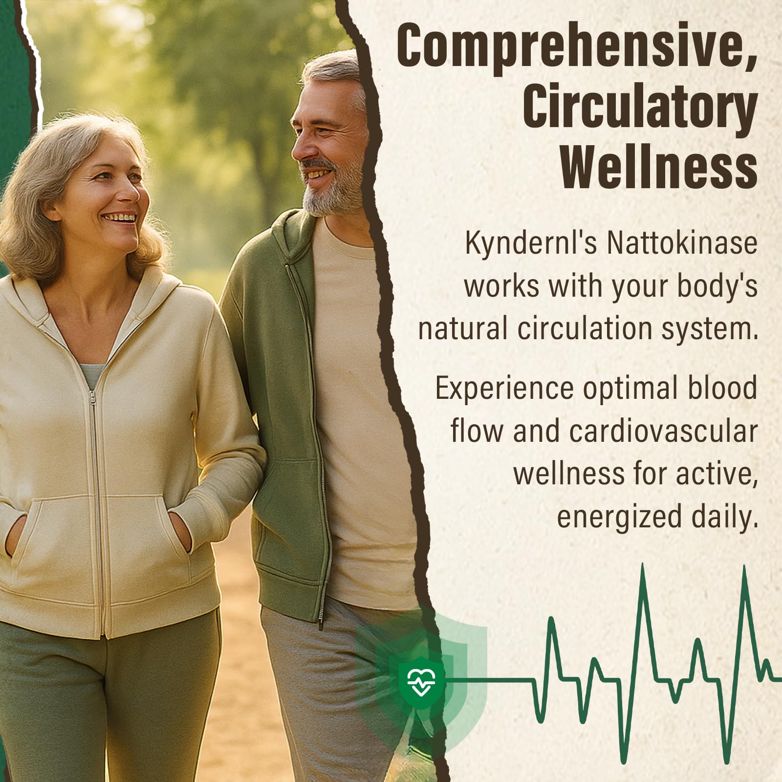 Nattokinase enzyme for improved vitality