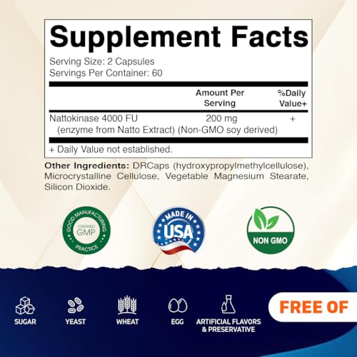 Nattokinase for cardiovascular support