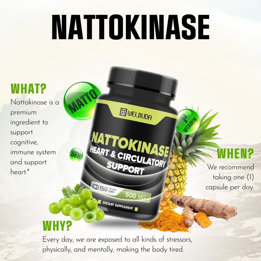 Nattokinase for cardiovascular support