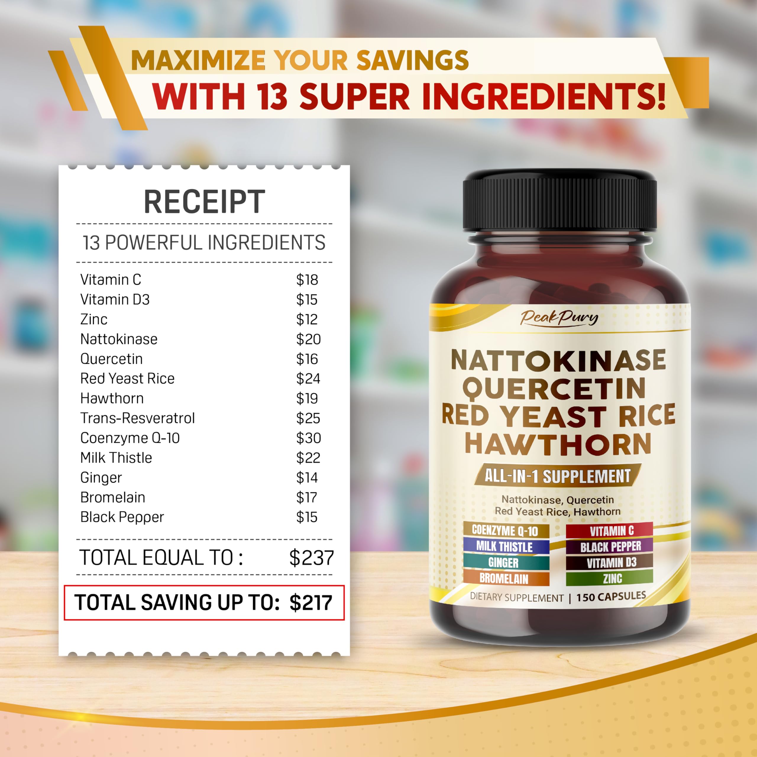 Nattokinase for cardiovascular wellness