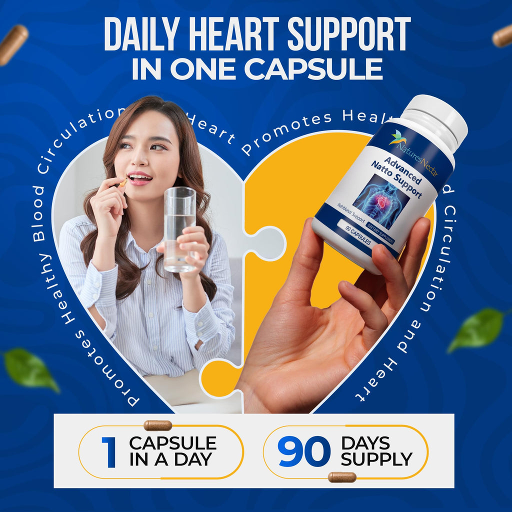 Nattokinase for healthy blood flow