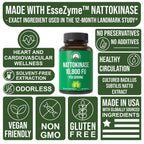 Nattokinase for heart health support