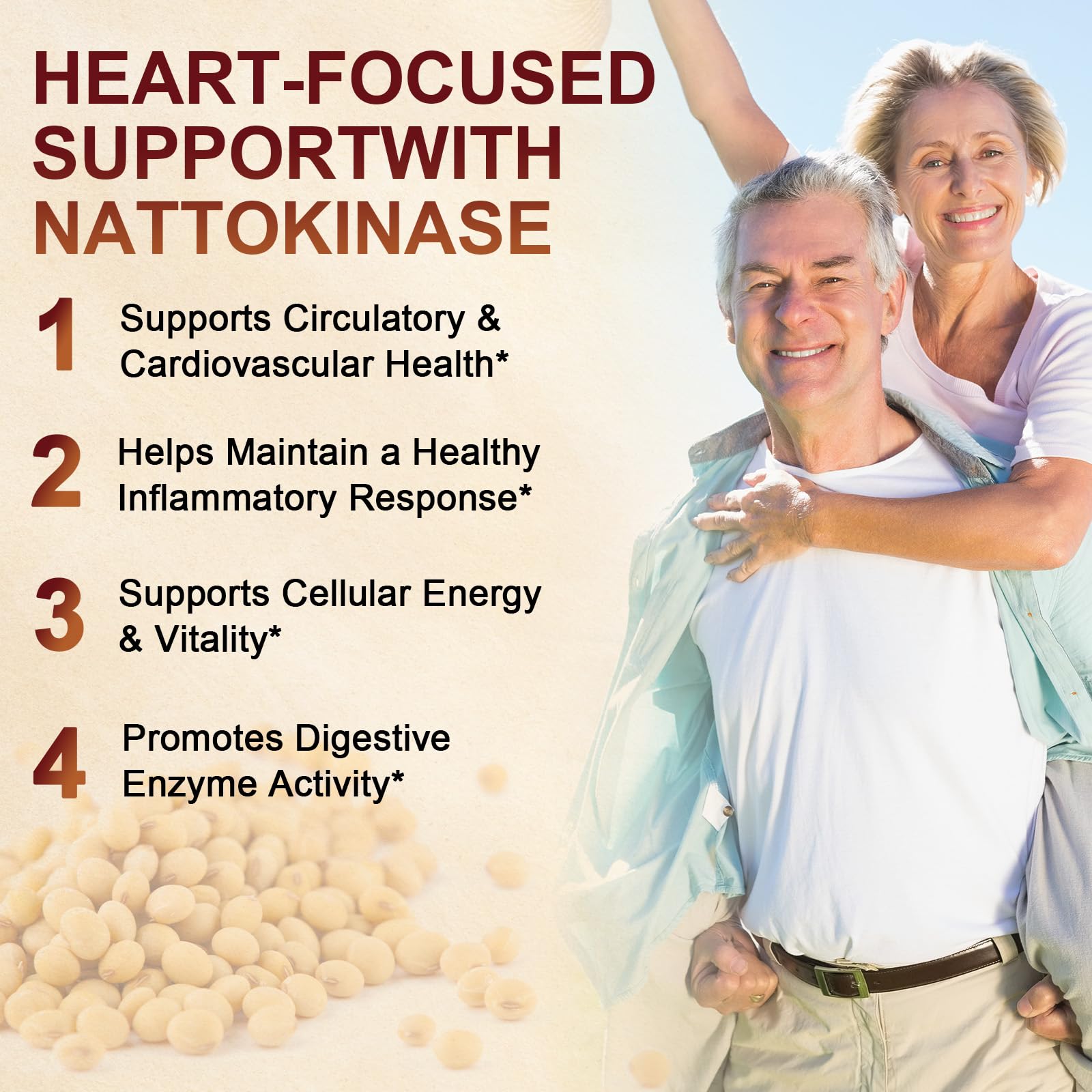 Nattokinase for improved circulation