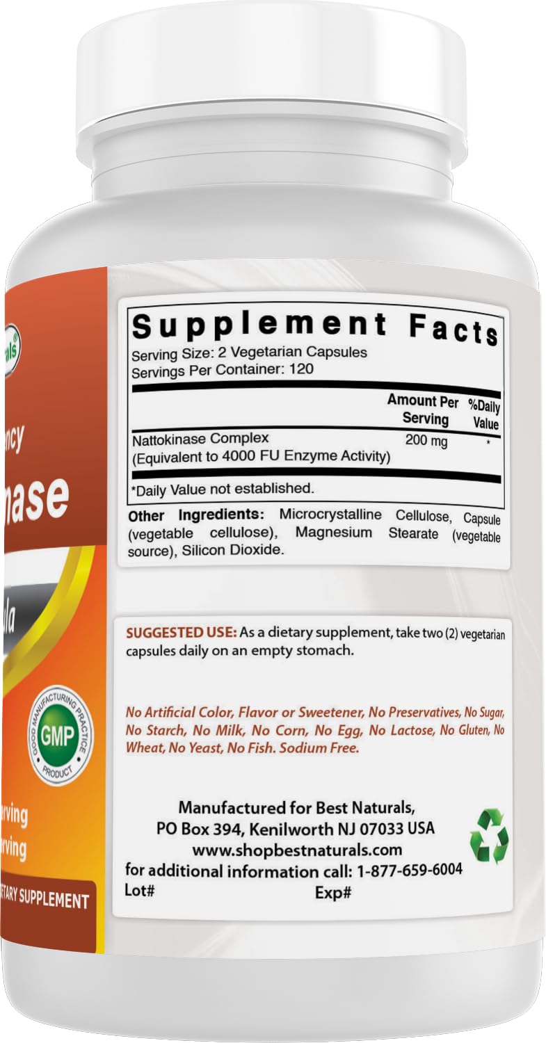 Nattokinase for improved circulation
