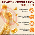 Nattokinase herbal supplement capsules