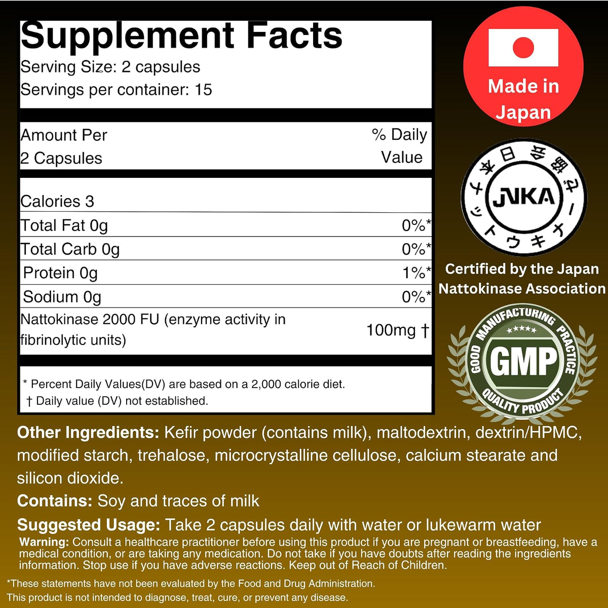 Nattokinase kids multivitamin for growth